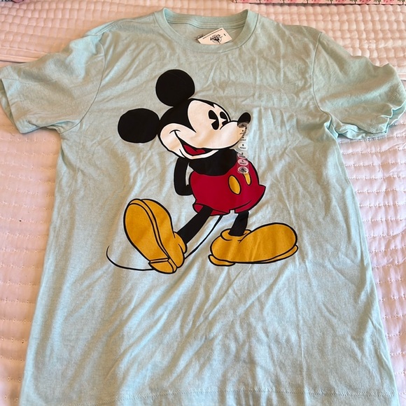 Disney | Tops | Aqua Mickey Mouse T Shirt Nwt | Poshmark